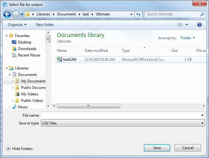 Analyzing files process